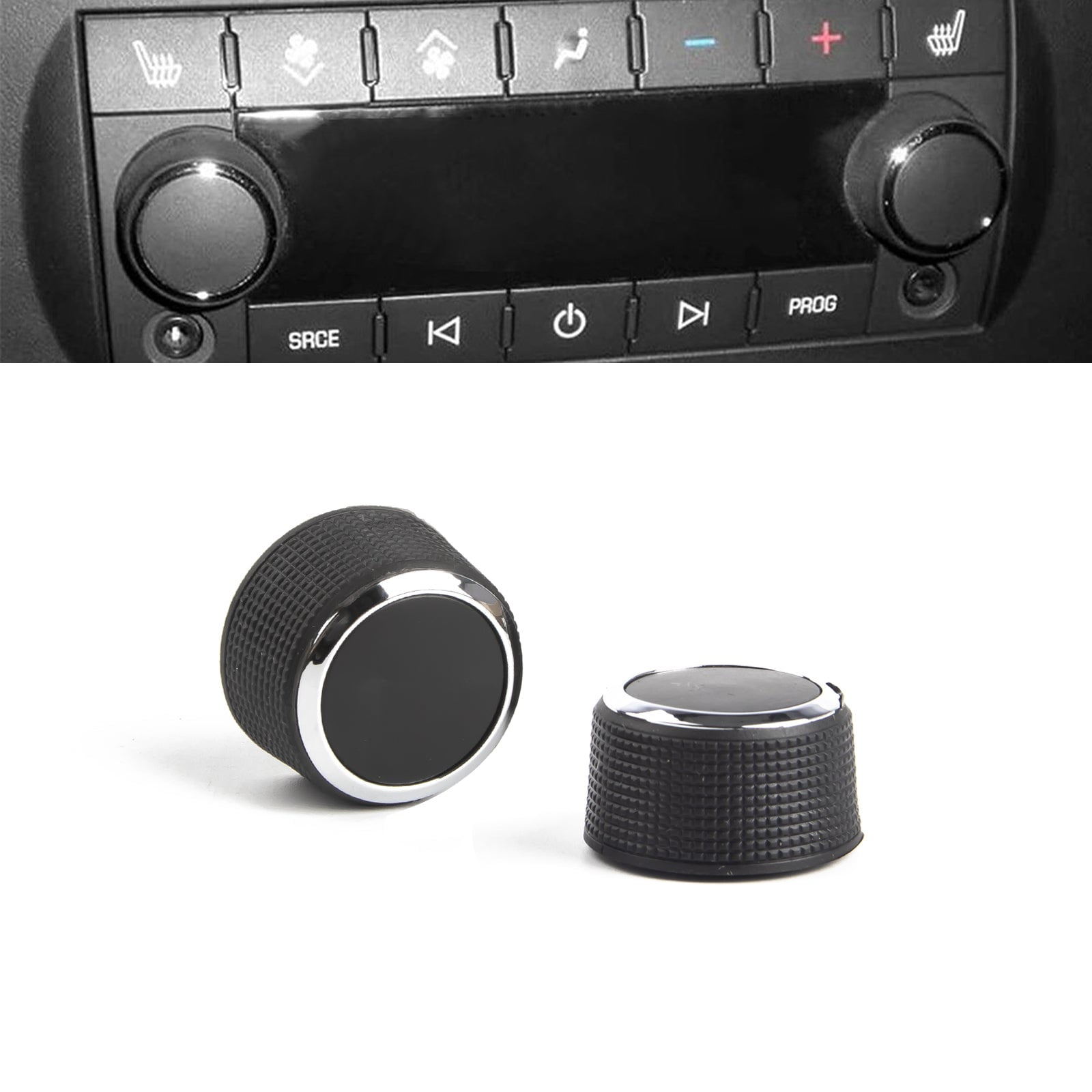 Xotic Tech Interior Rear Radio Stereo Volume Control Knob Button Dial ...
