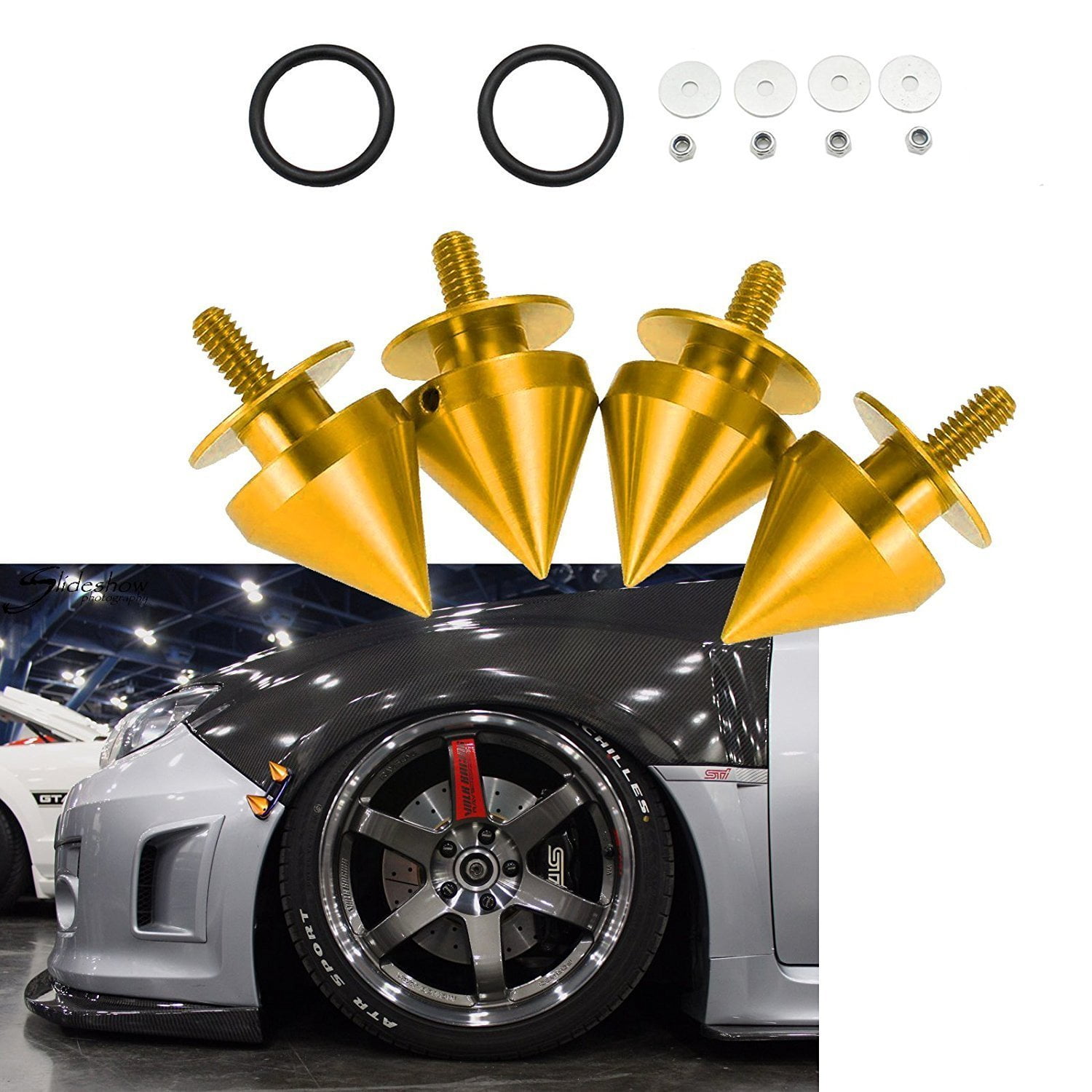 Xotic Tech JDM Quick Release Fasteners For Car Bumpers Trunk Fender ...