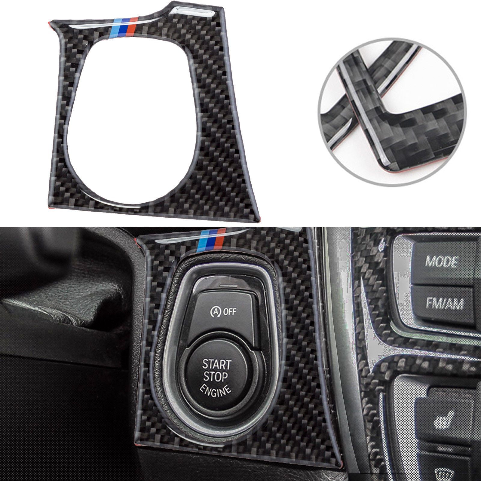Xotic Tech ///M Sport Style Engine Start Switch Buttom Trim for BMW F30 ...