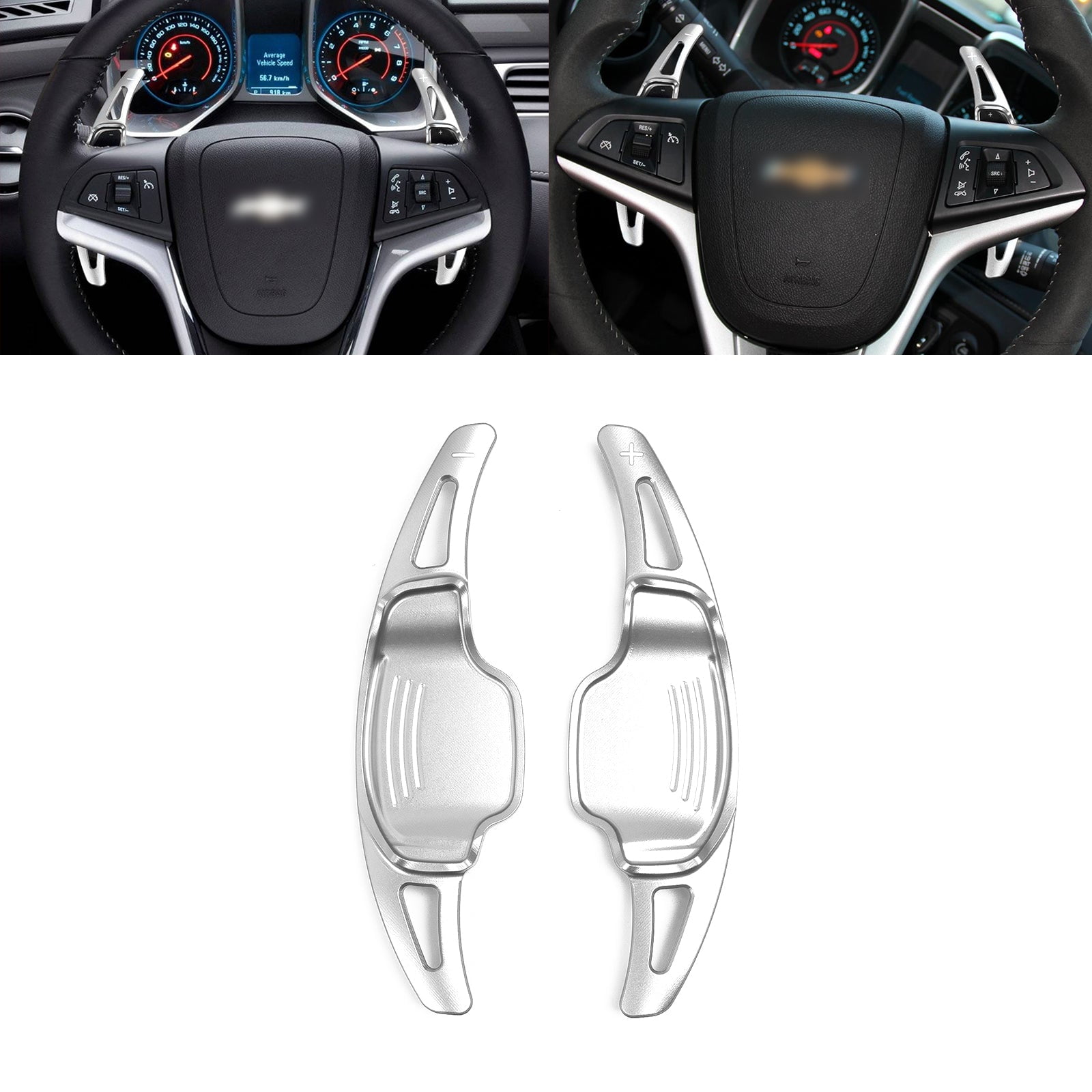 Xotic Tech Paddle Shifter Extensions, Steering Wheel Shift, Silver ...