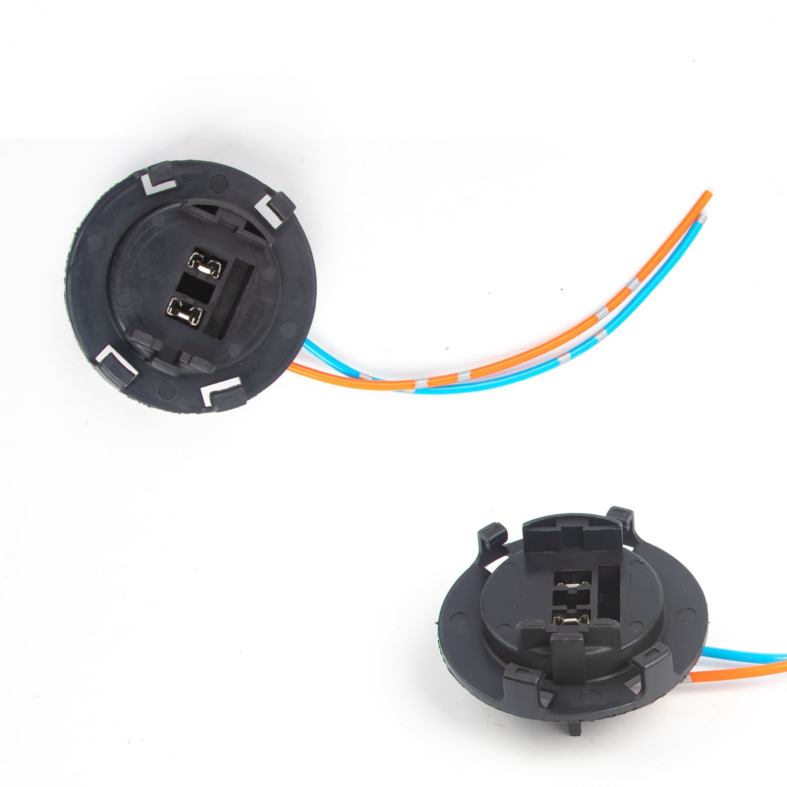 Xotic Tech Pair Light Bulb Wire H7 Halogen Connector Base Plug Holder ...