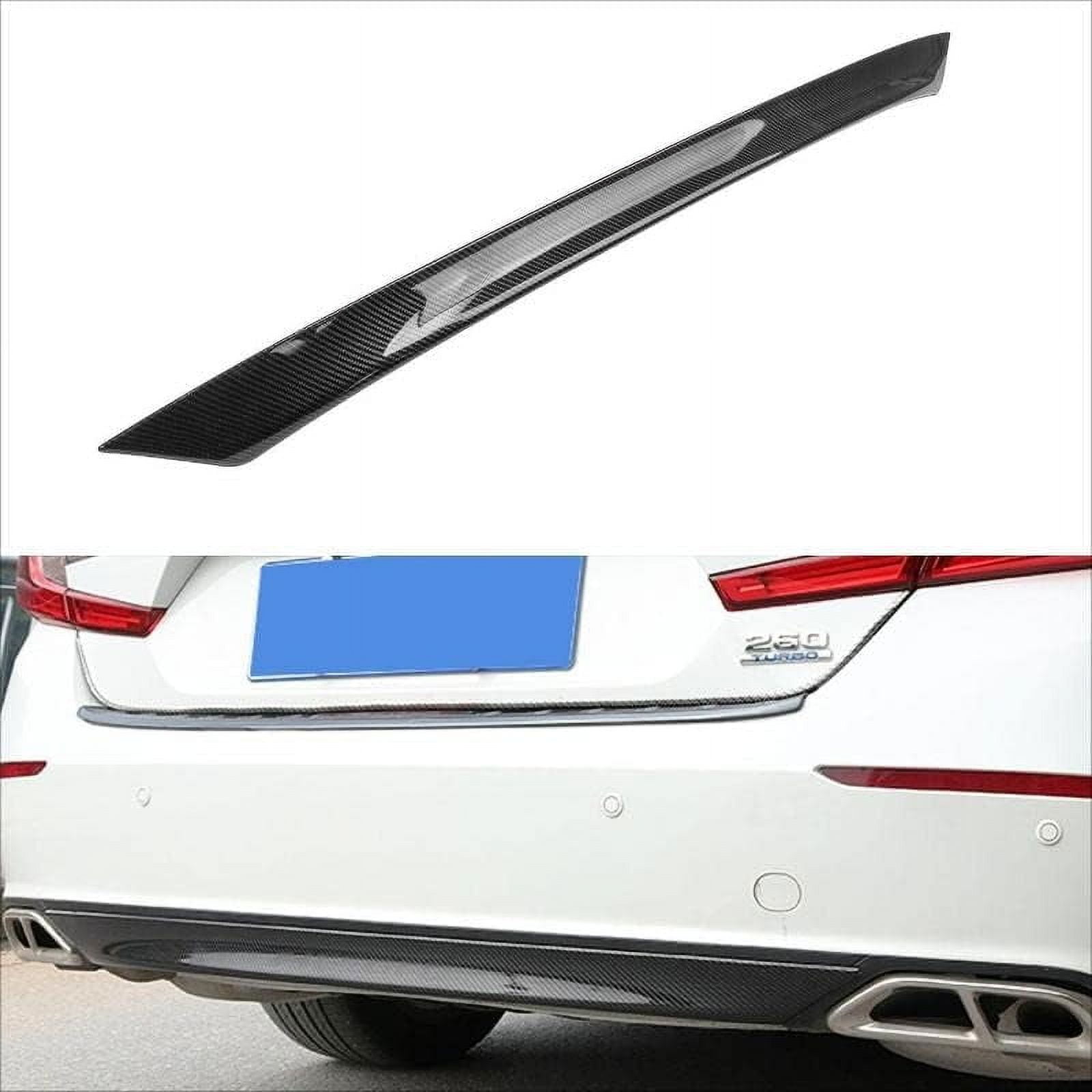 Xotic Tech Rear Bumper Lower Lip Cover Trim, Carbon Fiber Pattern ...