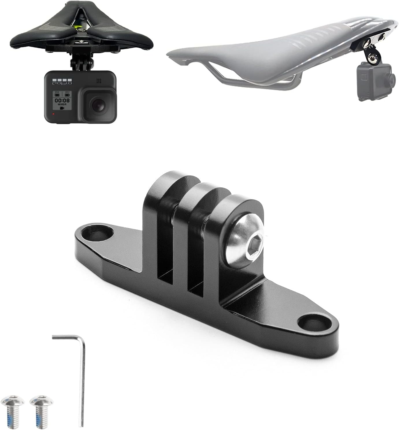 Xotic Tech Saddle Clamp Mount for Gopro Camera Garmin Varia Rearview ...