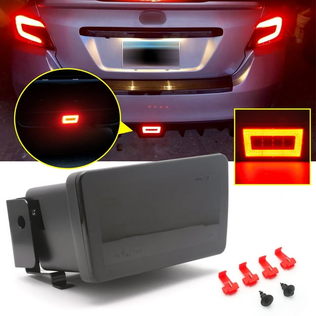 Xotic Tech Smoked Lens 3-in-1 Full LED Rear Fog Light Kit fit for ...