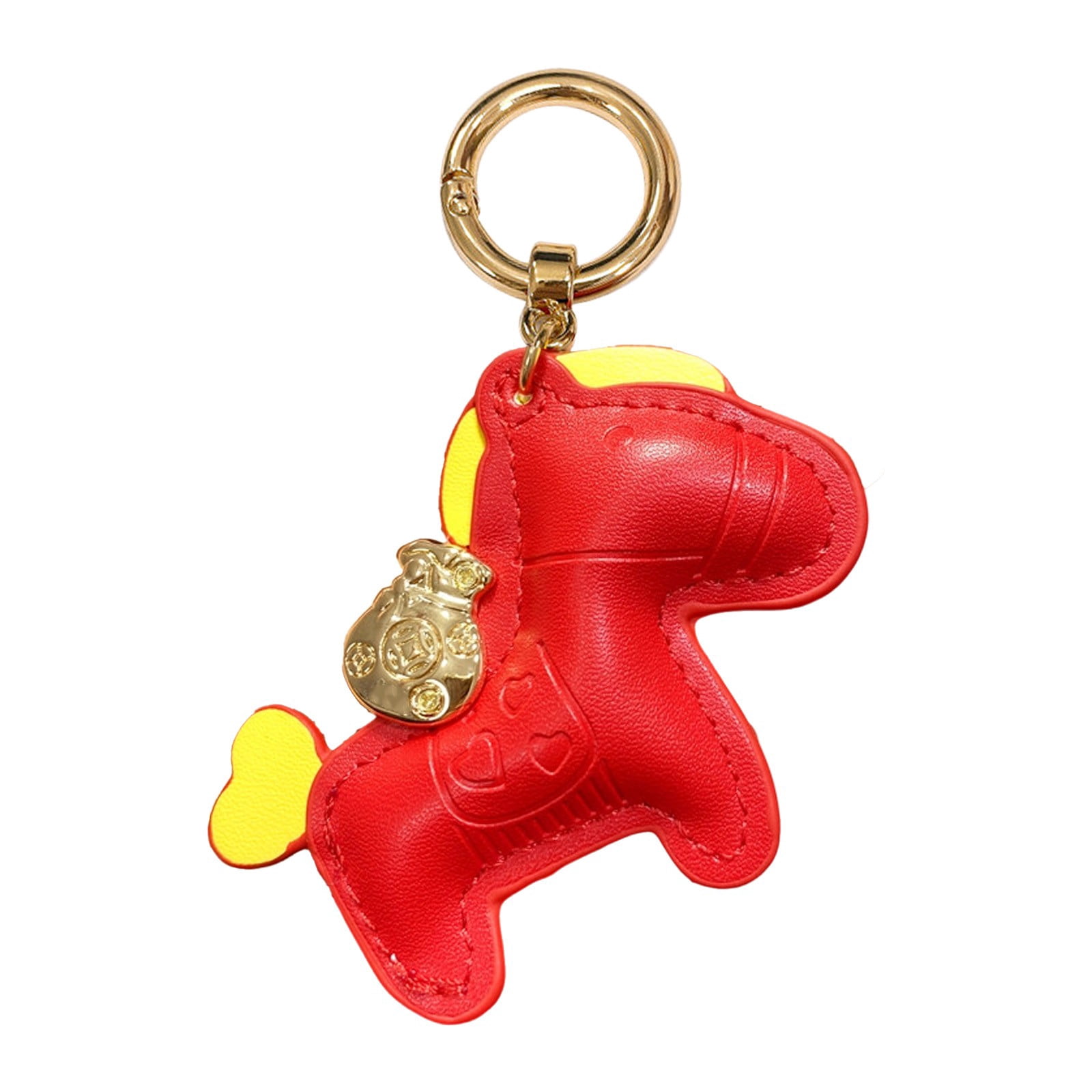 Xoxingysm Hangs New Year 2026 Horse Pendant， Horse Leather Bag Charms ...