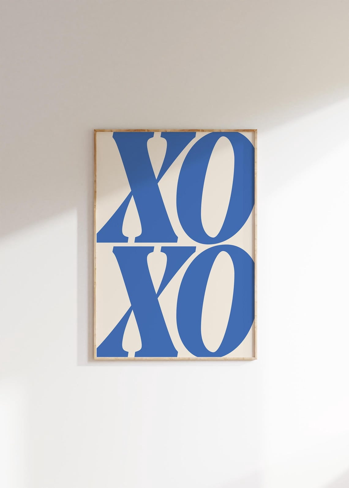 Xoxo Art Print, Typography Poster, Trendy Art, Retro Type Poster ...