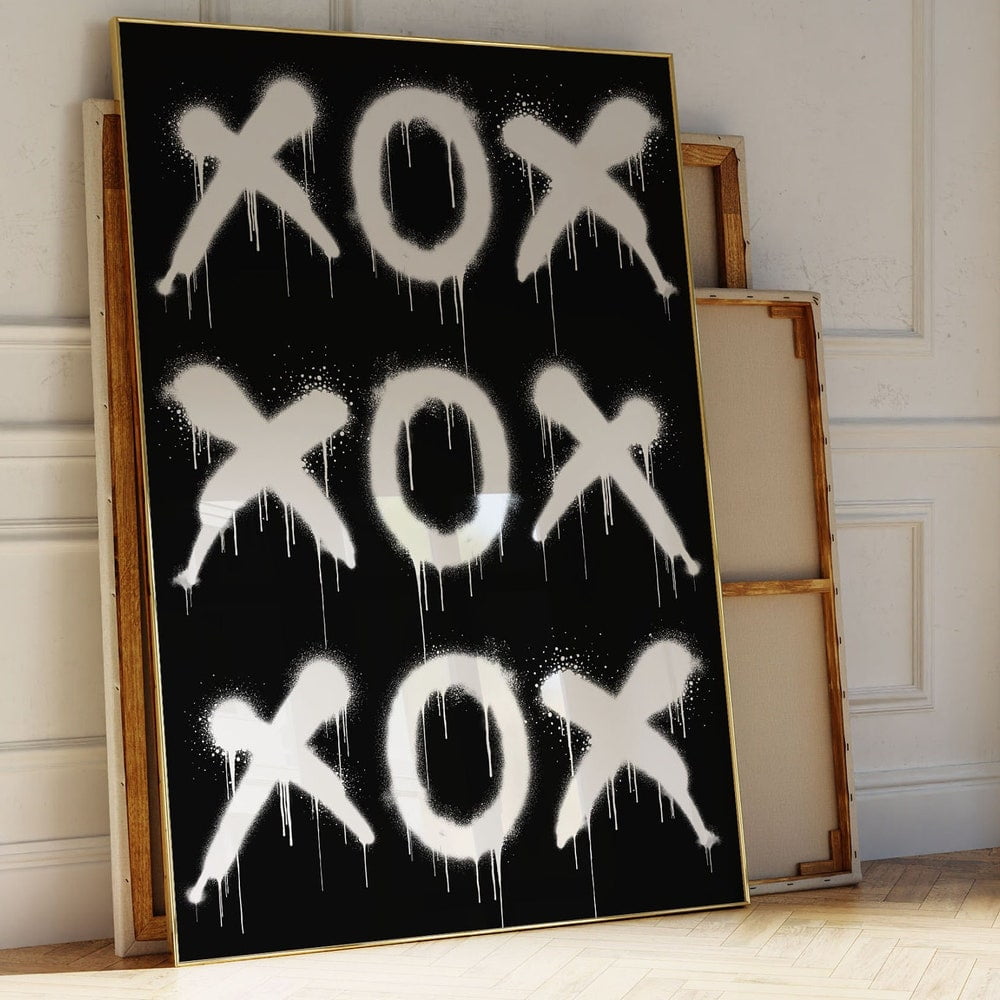 Xoxo Wall Art Xoxo Poster, Xo Wall Art, Graffiti Wall Decor, Xoxo ...