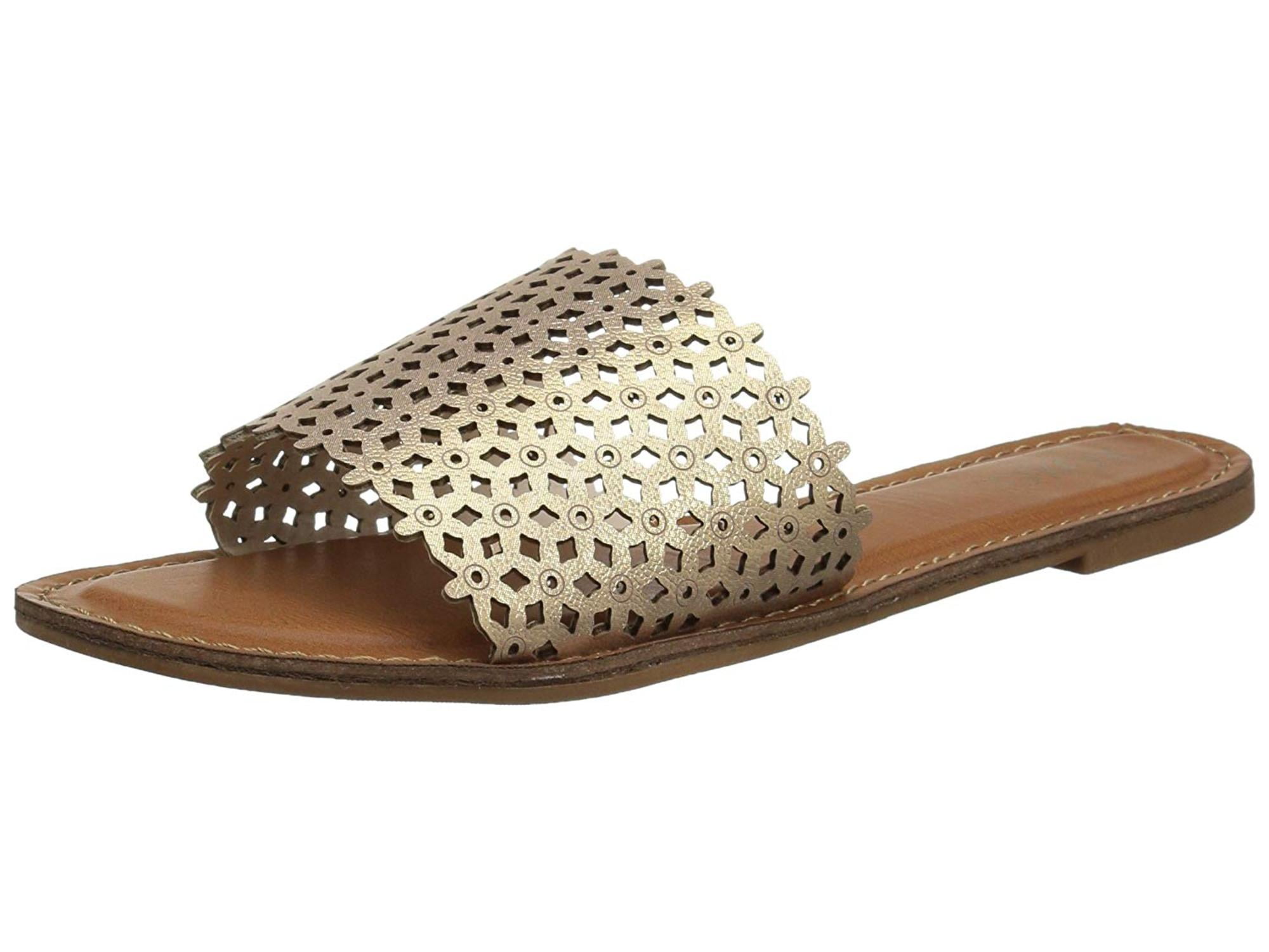 Xoxo Womens Rachad Open Toe Casual Slide Sandals - Walmart.com