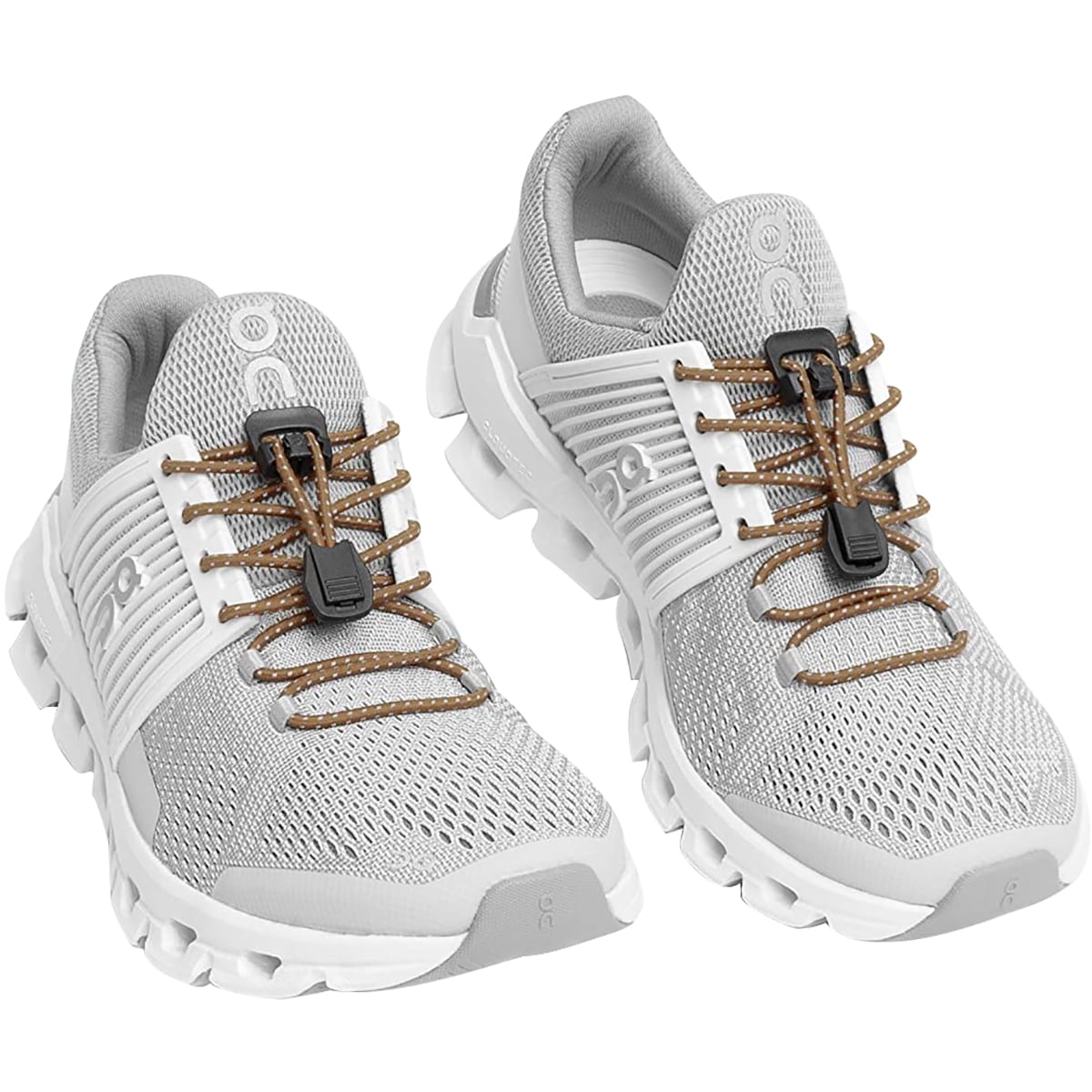 Xpand Laces No-Tie Quick-Release Elastic Shoelaces - Brown Reflective ...