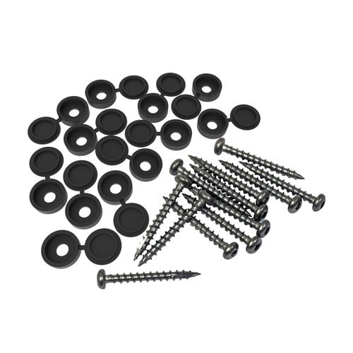 Xpanse 5902804 No.2 x 1.5 in. Square Screen Panel Fastener Kit, Black ...