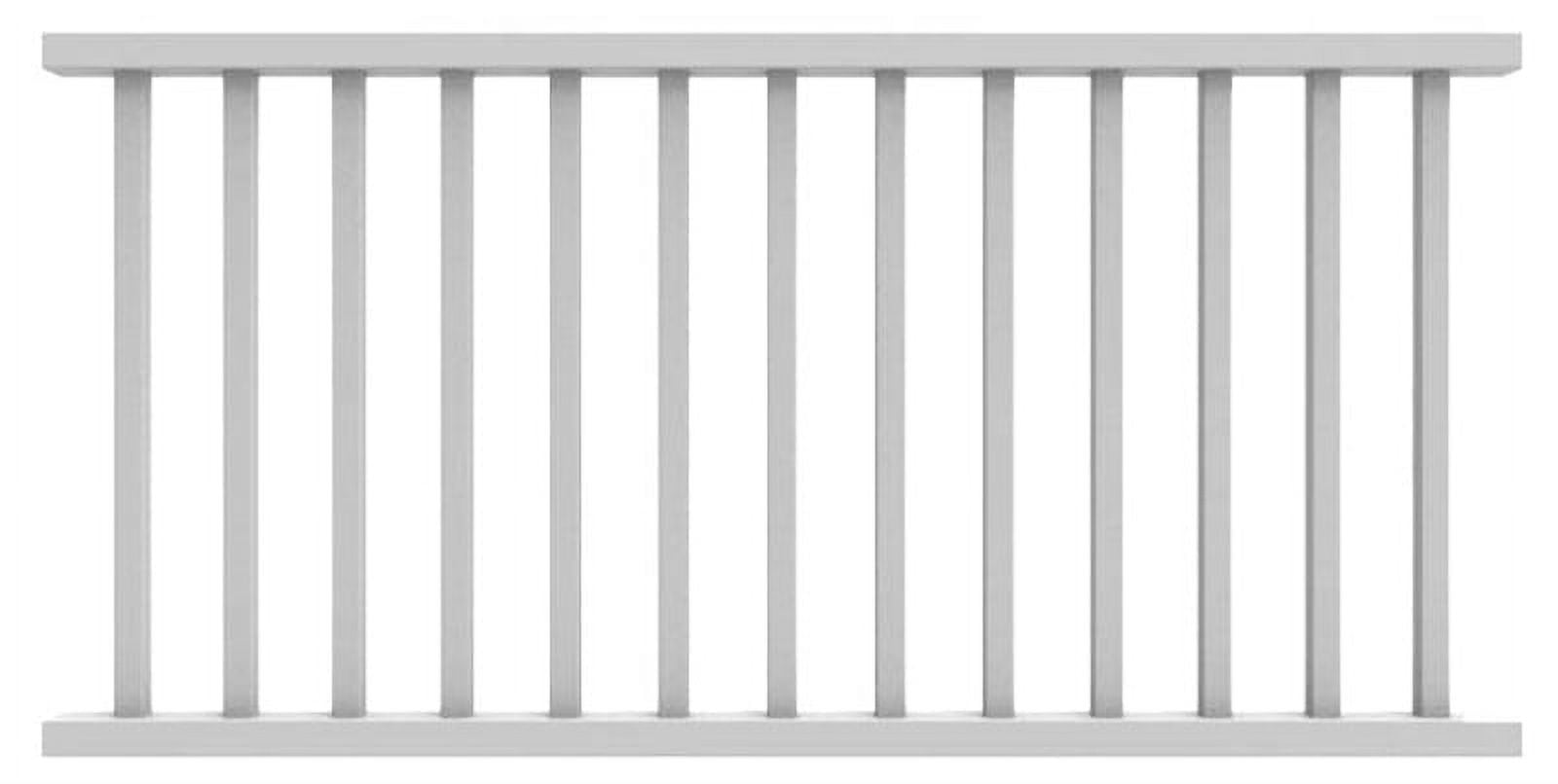 Xpanse Select 3ft High Vinyl Railing Kit for Deck, Balcony, Garden ...