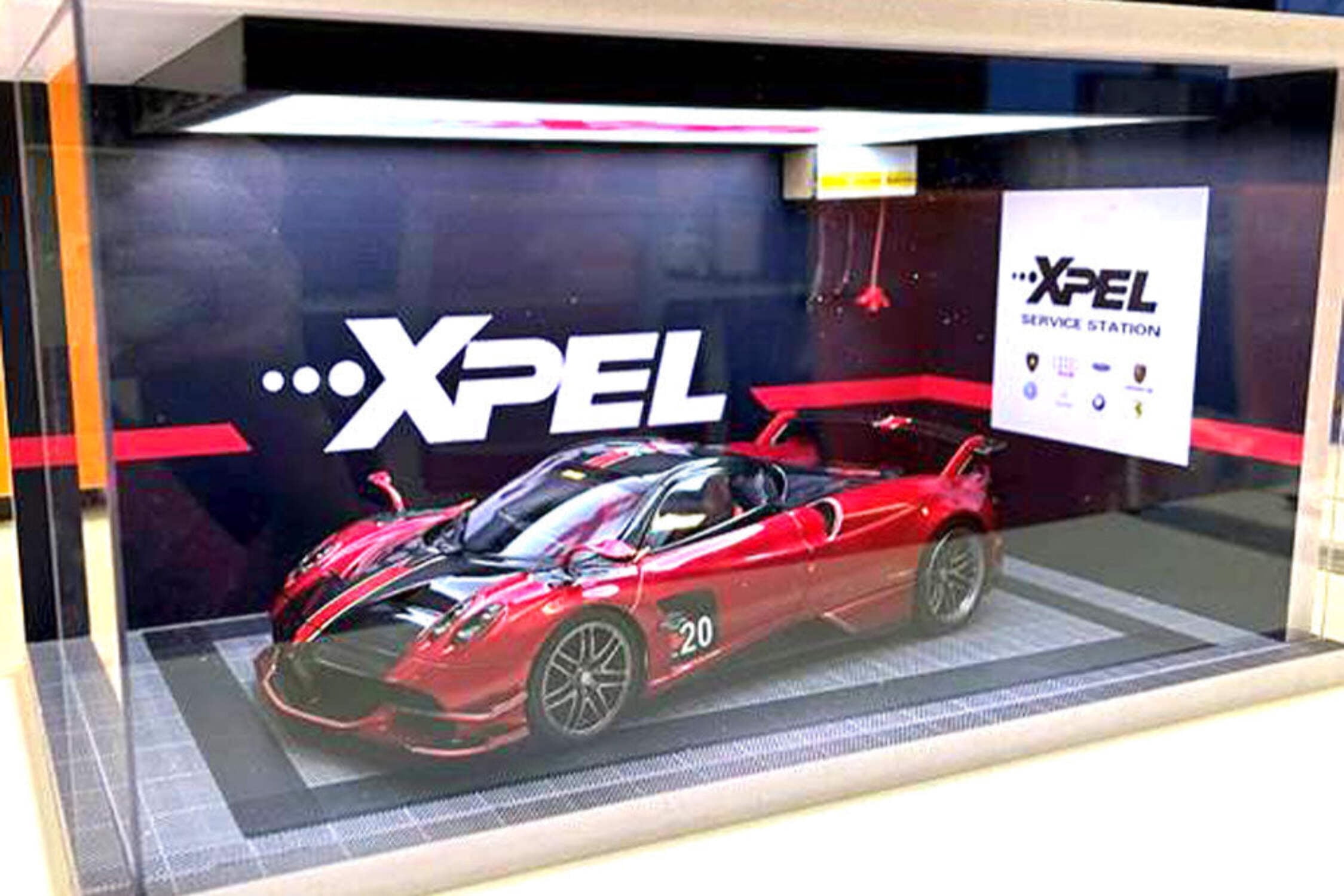 Xpel Garage Workshop Diorama - LED Display Case Acrylic 1:18 - Walmart.com