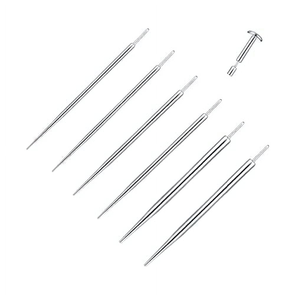 Cartilage Piercing Studs 12-Piece Threadless Push-in Labret Jewelry ...