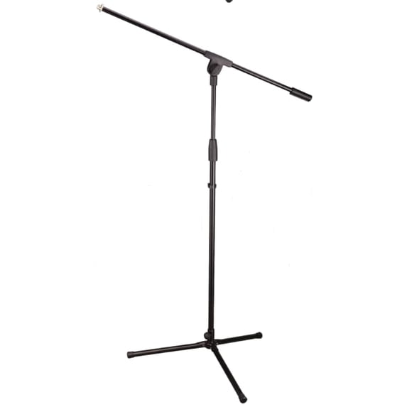 Xpix Tripod Boom Microphone Adjustable Floor Stand - Black - Walmart.com