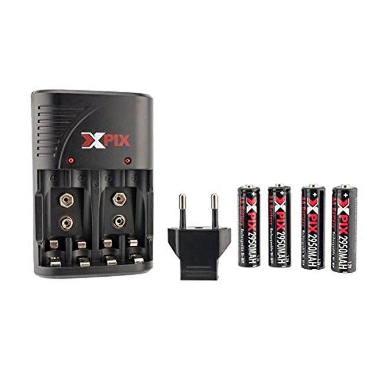 Xpix XPIX-PX-CH2950-NM 2950 mAh AA Ultra High Capacity Batteries with ...