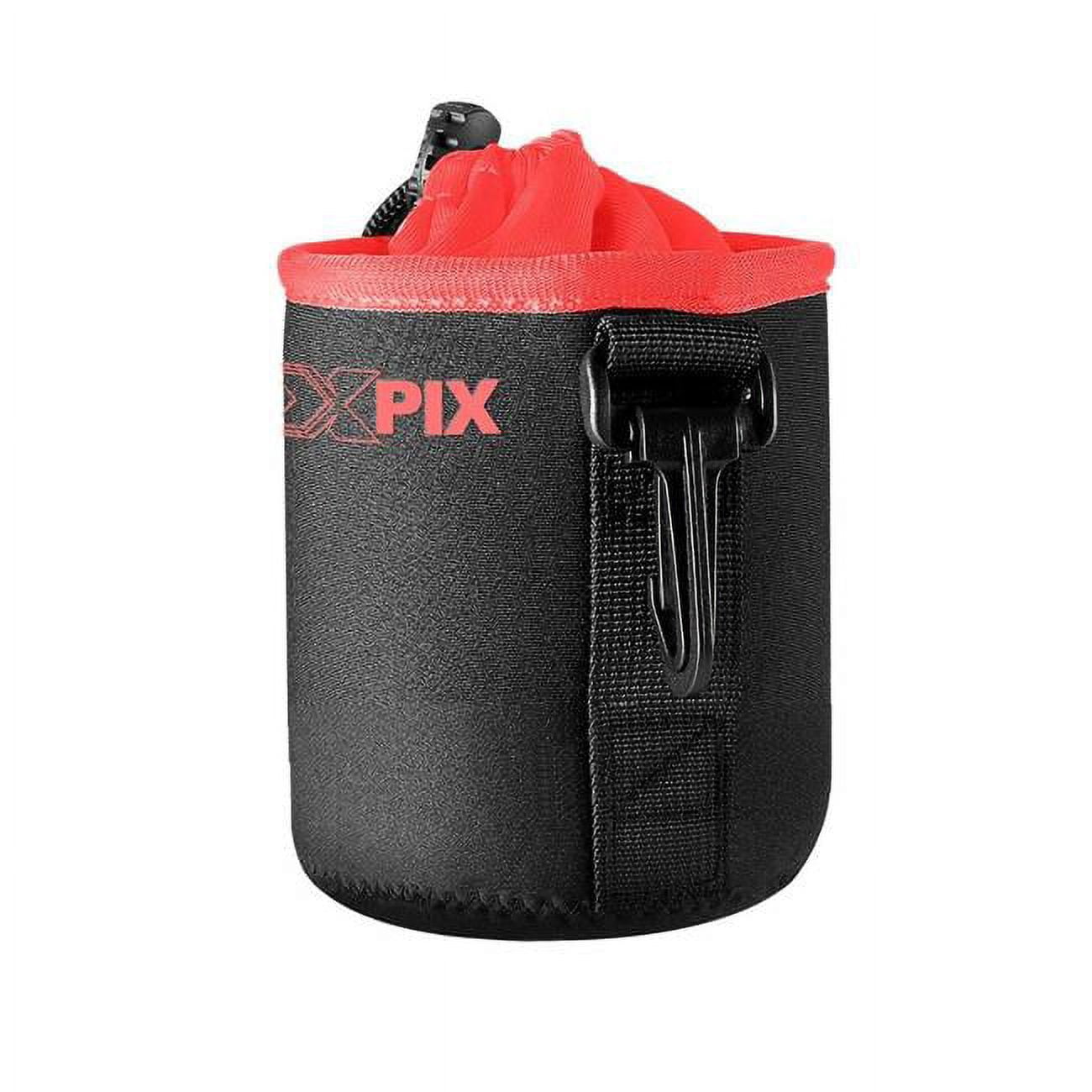 Xpix XPIX-PX-LPS-NM Small Neoprene Pouch Bag for DSLR Camera Lenses ...