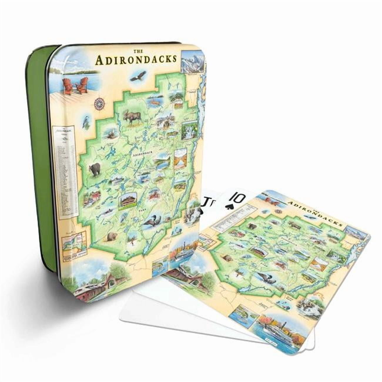 Xplorer Maps PLCD_ADKS Adirondacks Map Playing Cards - Walmart.com