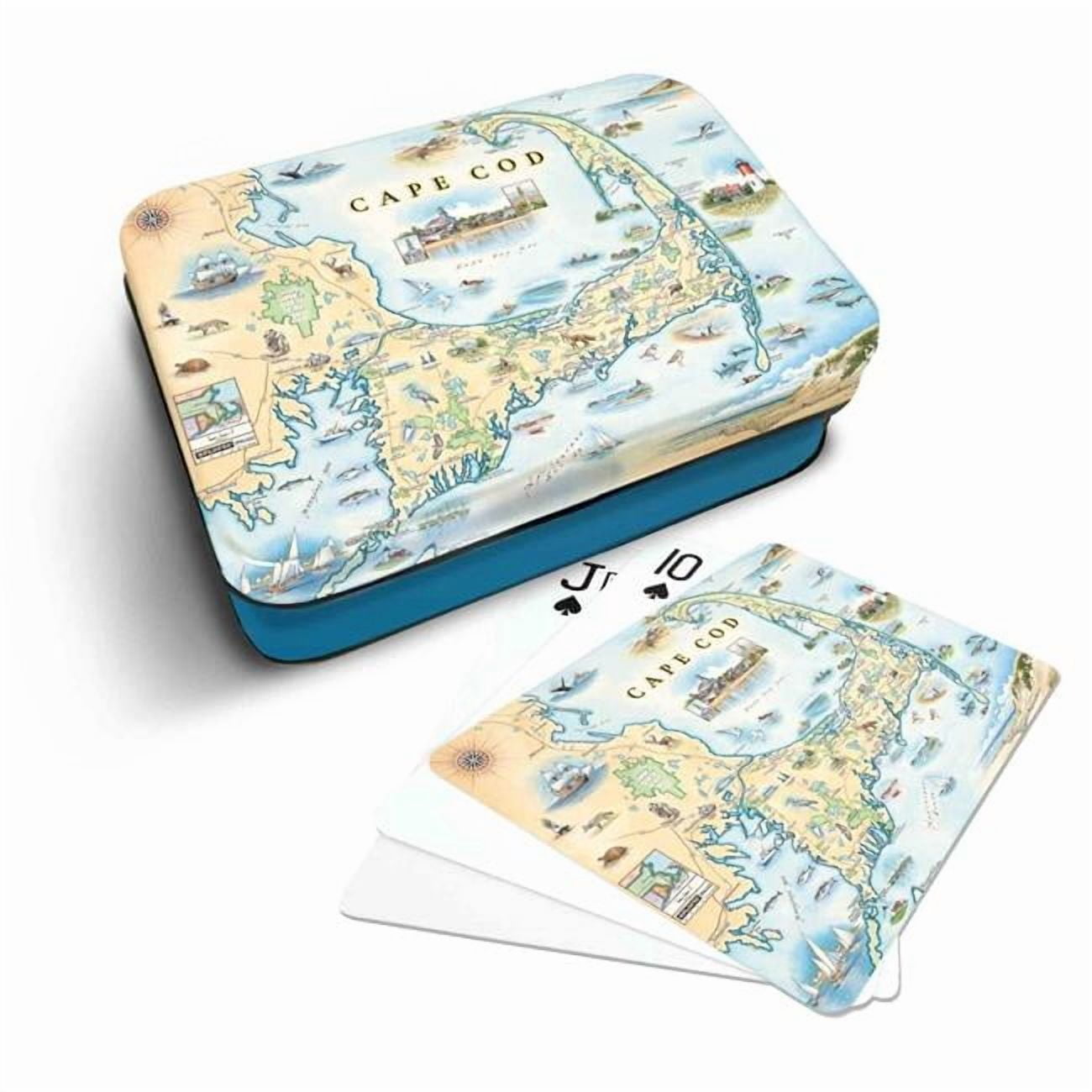 Xplorer Maps PLCD_CC Cape Cod Map Playing Cards - Walmart.com