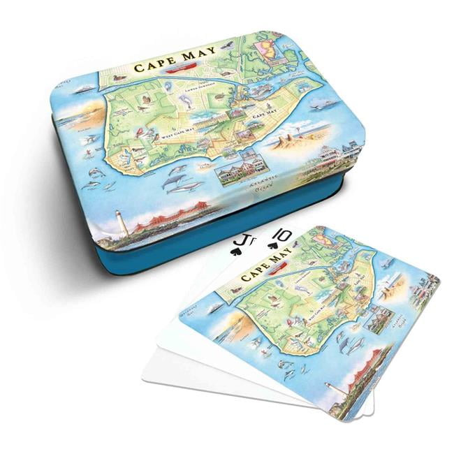 Xplorer Maps PLCD_CM Cape May Map Playing Cards - Walmart.com