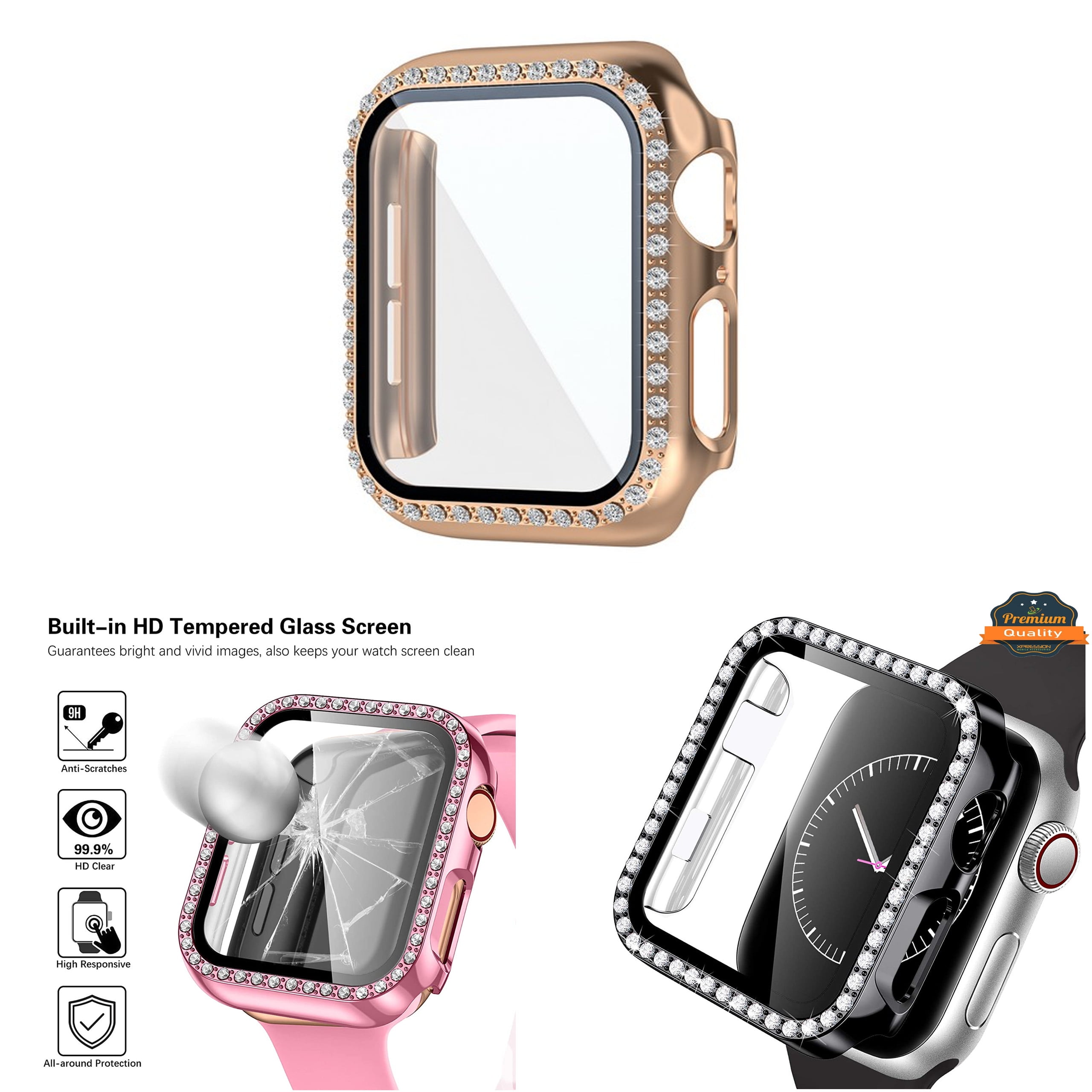 Xpm Compatible with Apple Watch 40mm iWatch Series SE 6 5 4 Bling ...