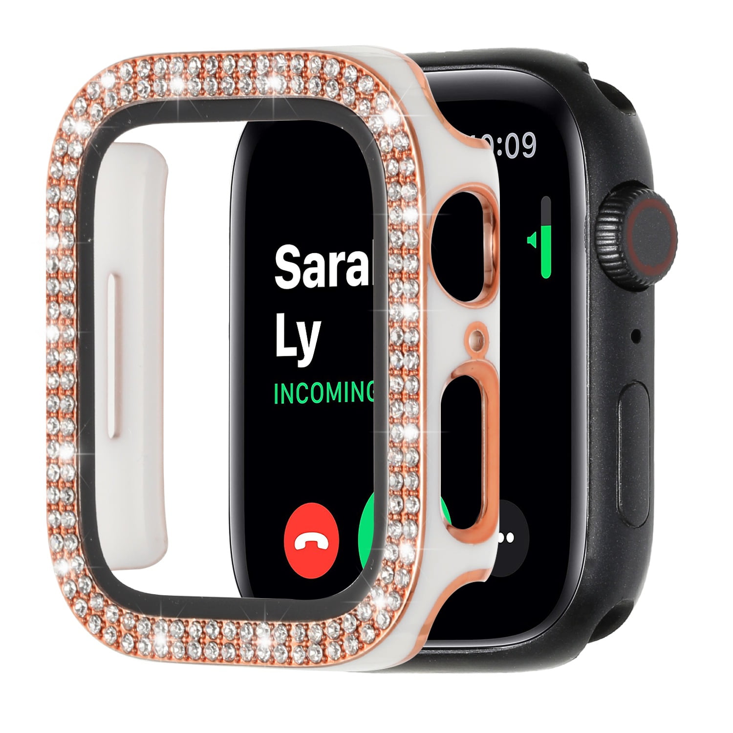 Xpm Compatible with Apple Watch 45mm iWatch Series 7 Bling Diamond ...