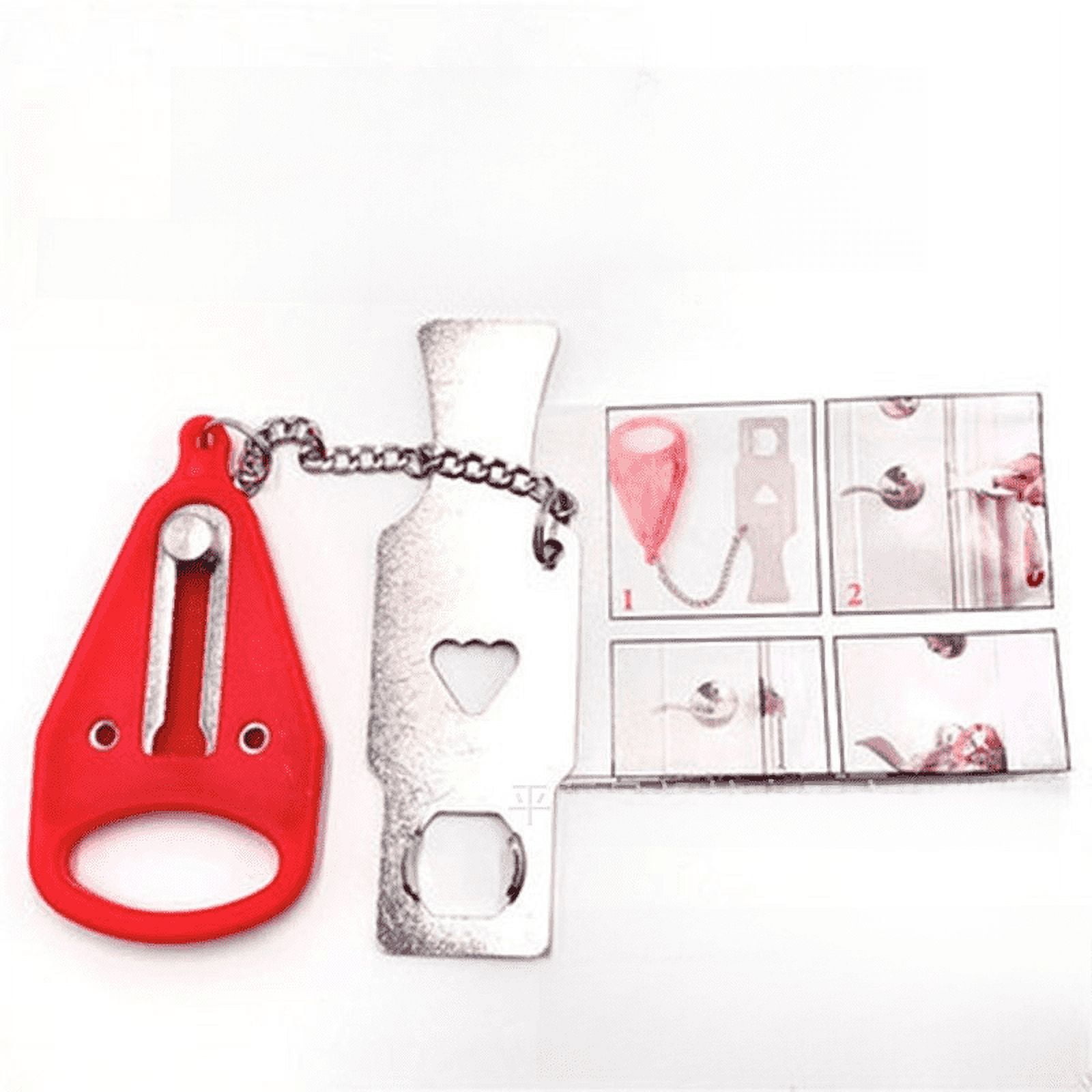 Xportable lock portable door buckle lock hotel room door top door ...