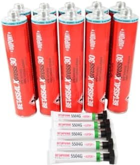Xpress 30 Advanced-Cure Auto Glass Urethane, Adhesive Sealant 10 Tubes ...
