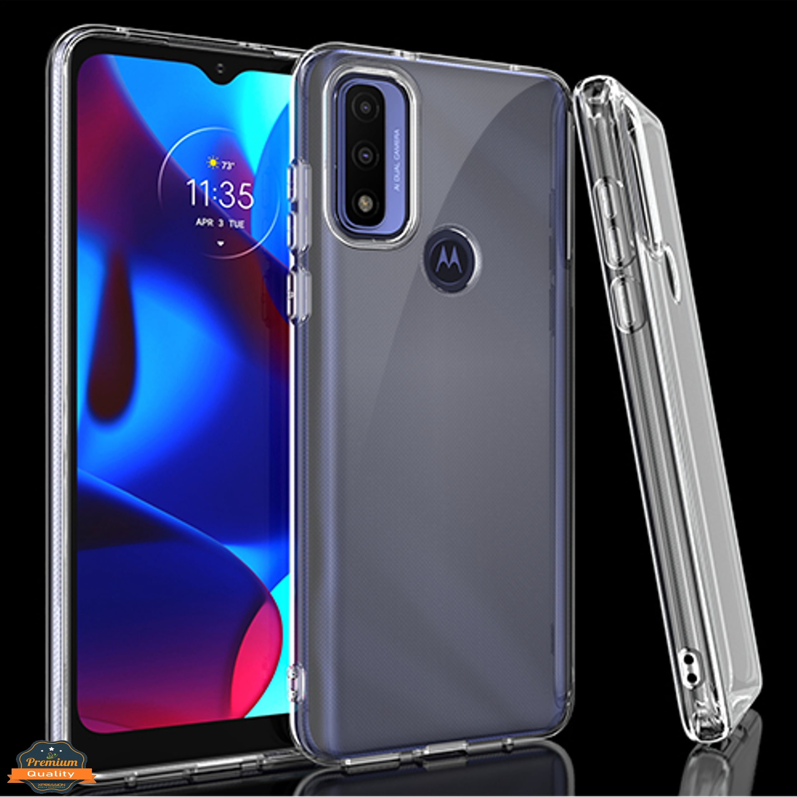 Xpression Case for Motorola Moto G Pure Ultra Slim Thin Transparent ...