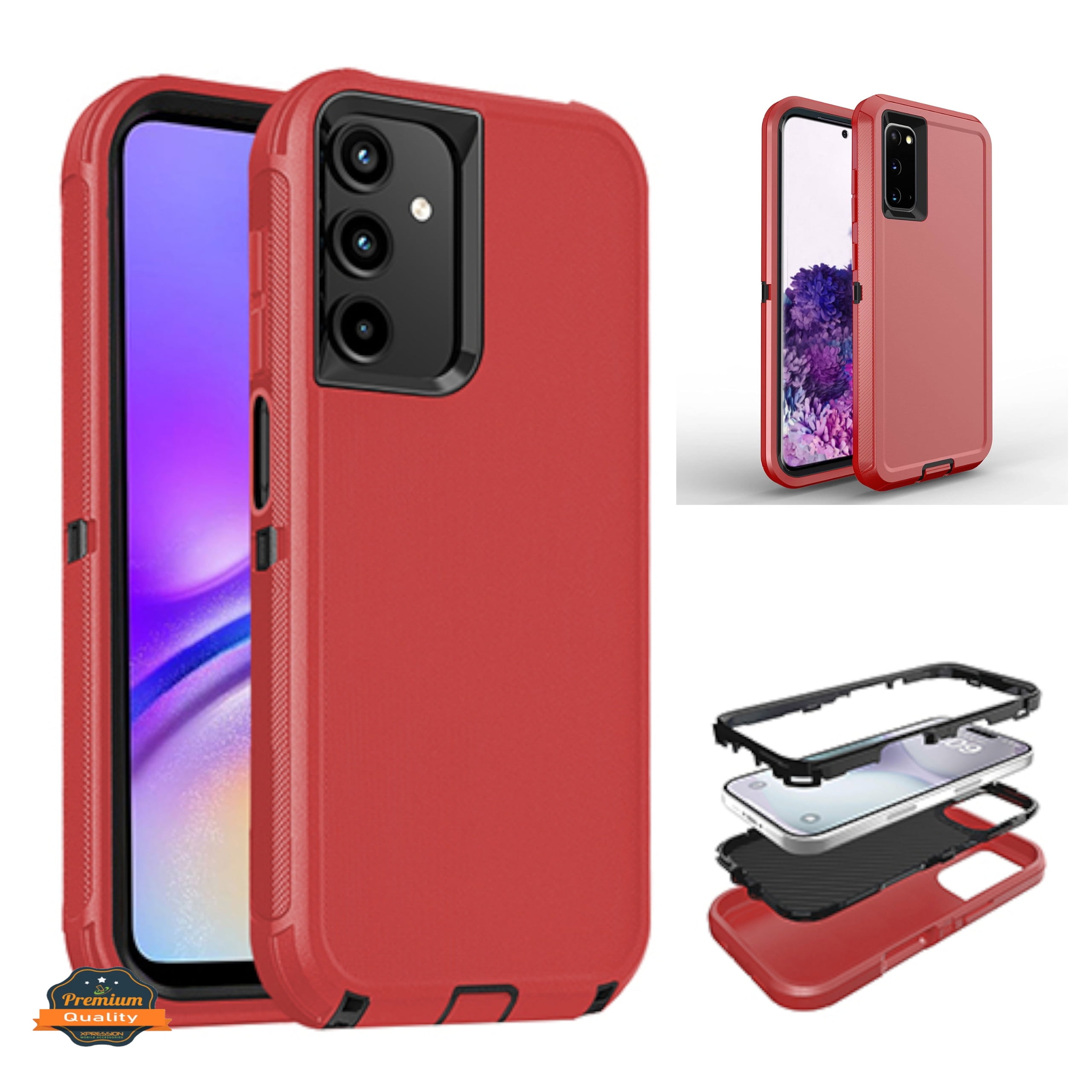 Xpression Cover for Samsung Galaxy A16 5G Delux Armor Case Shockproof ...