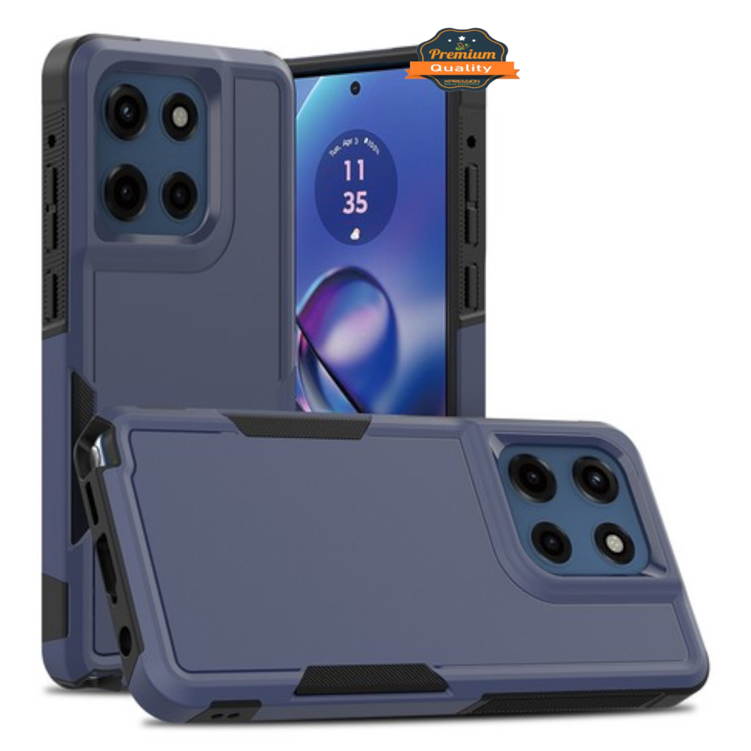 Xpression Phone Case For Motorola Edge 2025 Rugged Heavy-Duty Dual ...