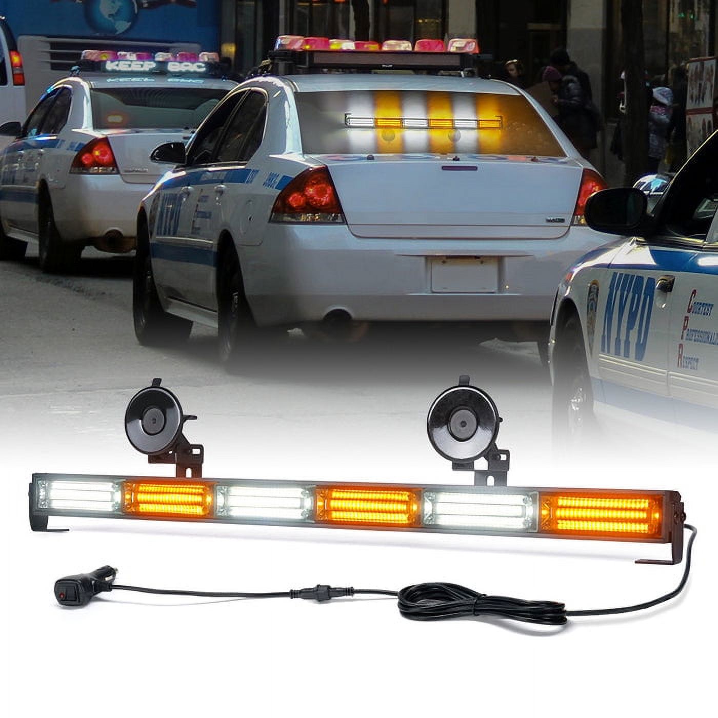 Xprite 35" COB LED Emergency Traffic Advisor Strobe Light Bar, 21 ...
