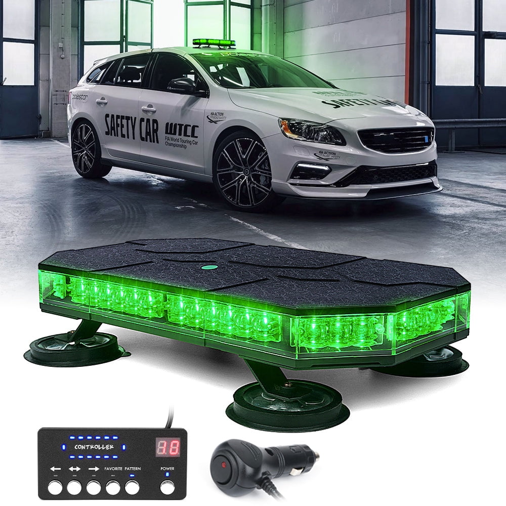 Xprite 42 LED High-Visibility 14" Rooftop Strobe Light Bar Vehicle ...