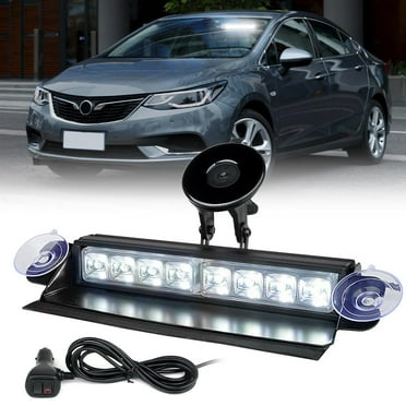 Xprite Unmarked Series Dual LED Windshield Strobe Lights - Walmart.com
