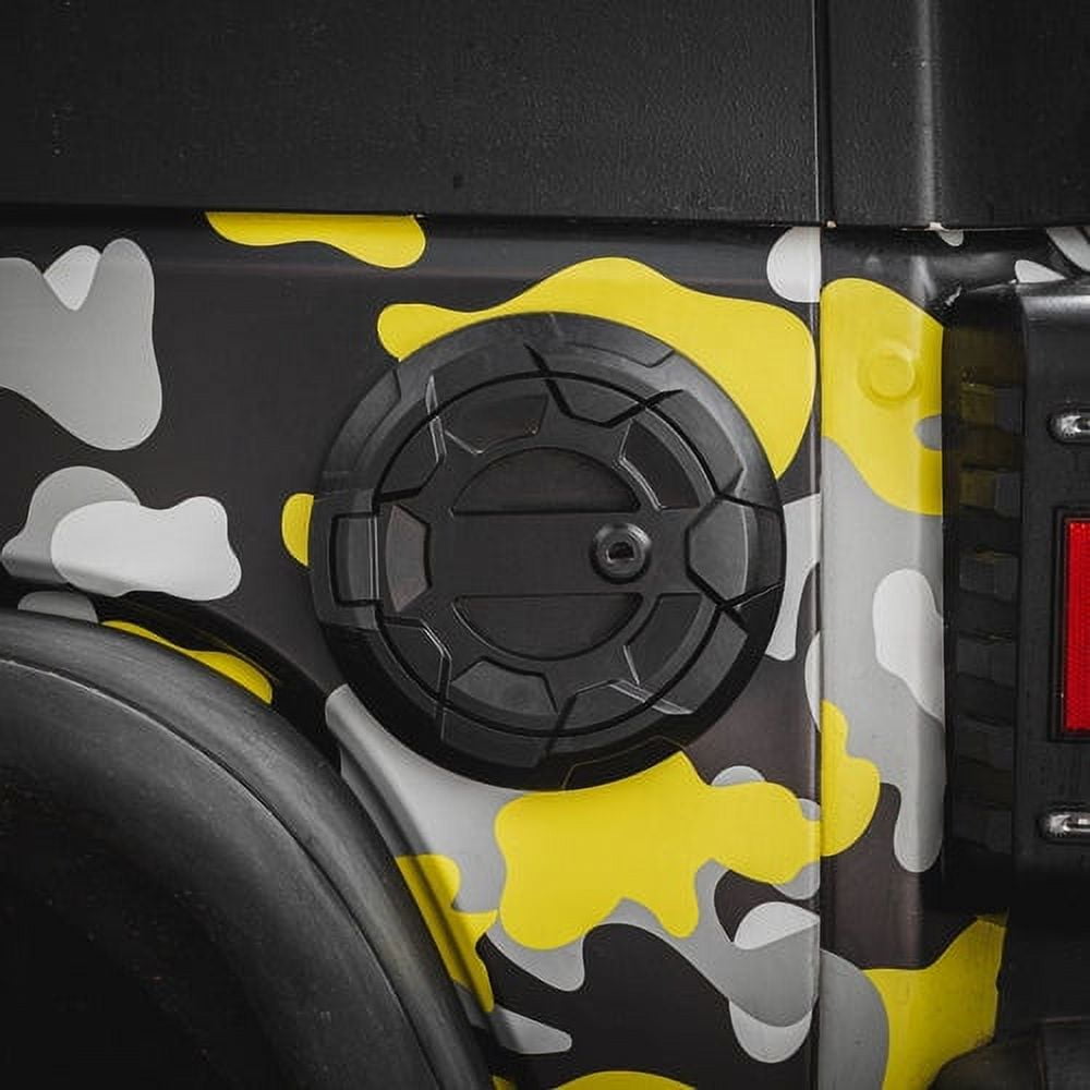 Xprite Bedrock Series Locking Key Gas Cap Cover for 07-18 Jeep Wrangler ...