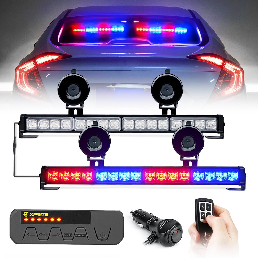 Xprite Contract G1 Series Dual LED Traffic Advisor Strobe Lights ...