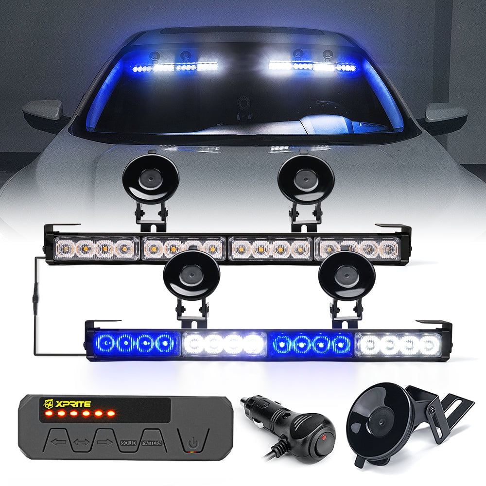 Xprite Contract G1 Series Super Bright Dual LED Traffic Advisor Strobe ...