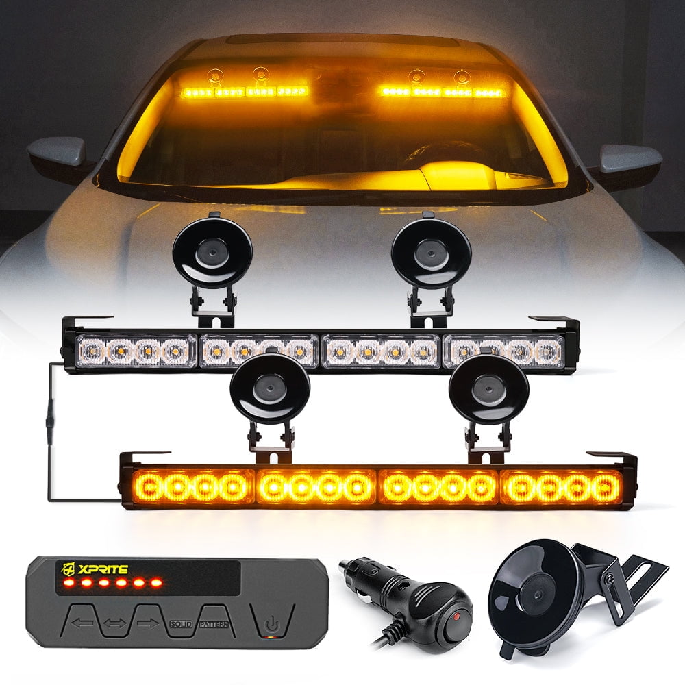Xprite Contract G1 Series Dual LED Traffic Advisor Strobe Lights ...