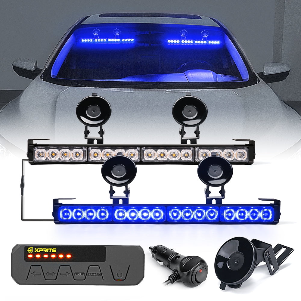 Xprite Contract G1 Series Dual LED Traffic Advisor Strobe Lights ...