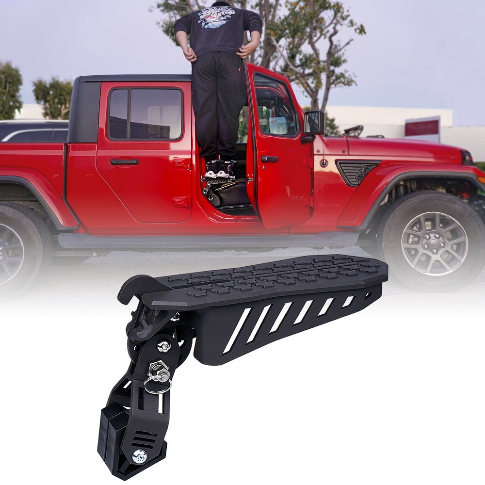 Xprite Heavy-Duty Hitch Step: Sturdy Steel Trailer Step, Rear Bumper ...