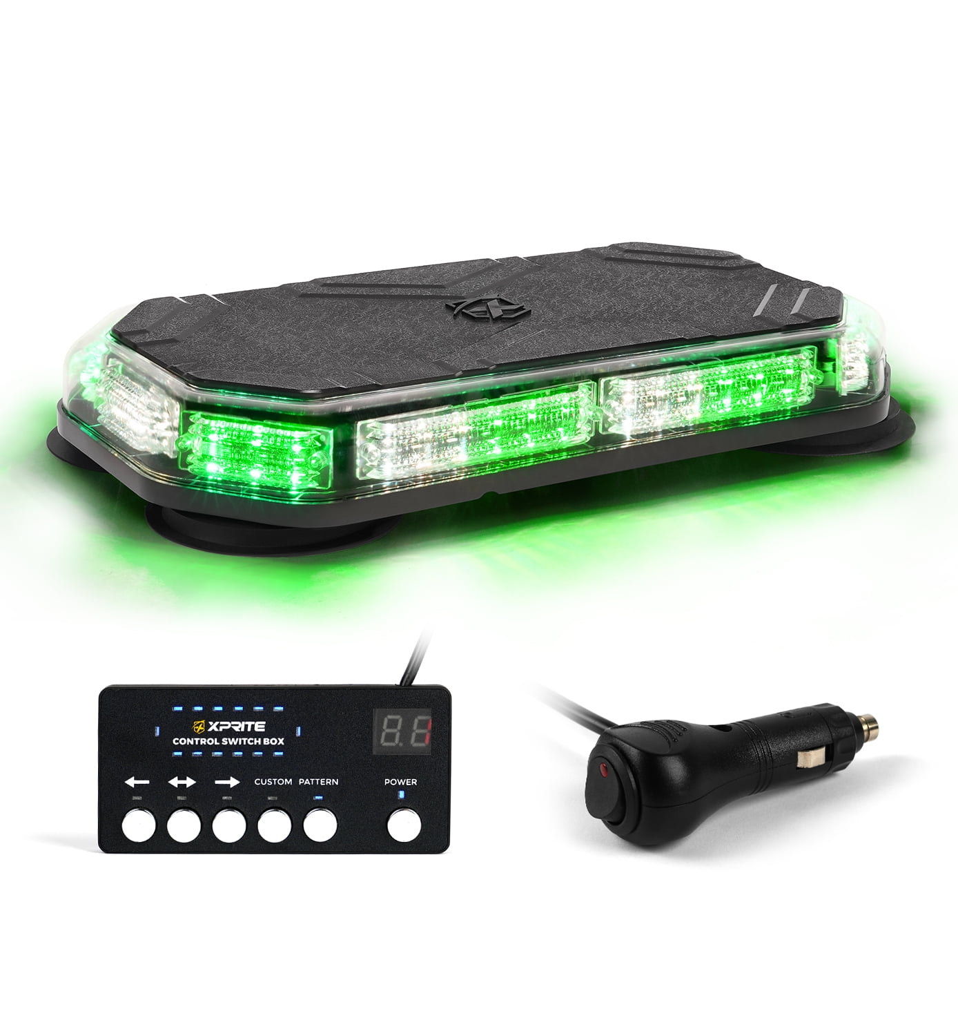 Xprite High-Visibility LED Strobe Emergency Light - Magnetic Mount ...