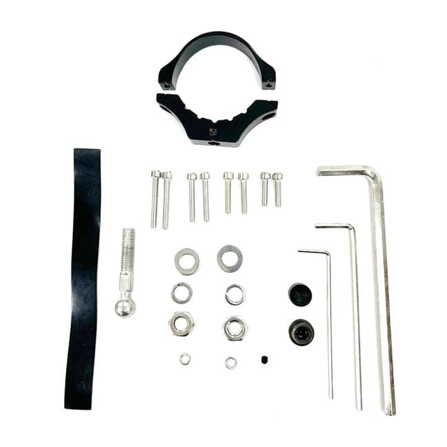 Xprite UTV C-Clamp Side Mirror Mounting Bracket for 1.5 to 2 in. Roll ...