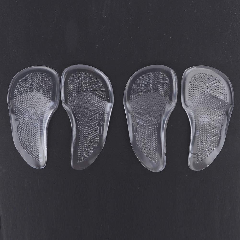 Xqif 2 Pairs Gel Arch Support Pads Plantar Fasciitis Shoe Insoles ...