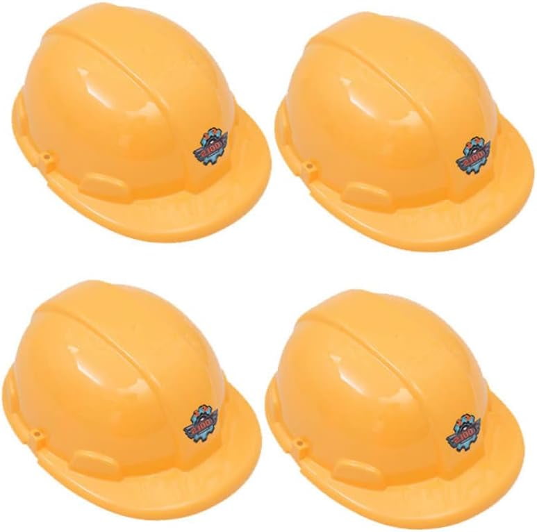 Xqif 4pcs Little Boys Construction Helmets Simulation Safety Helmet ...