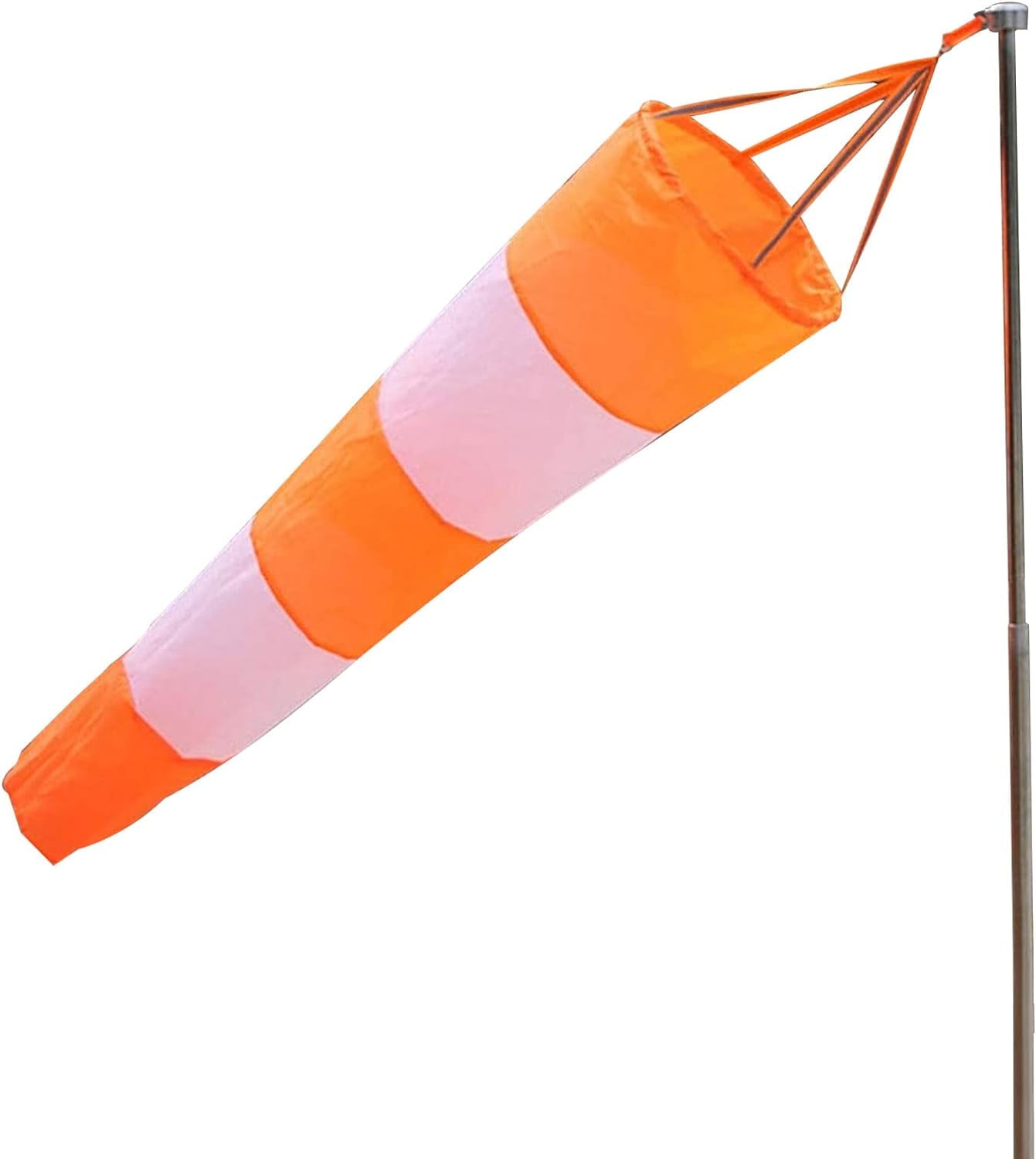 Xqif Airport Windsock, 31in Nylon Airport Windsock Rip-Stop Outdoor ...
