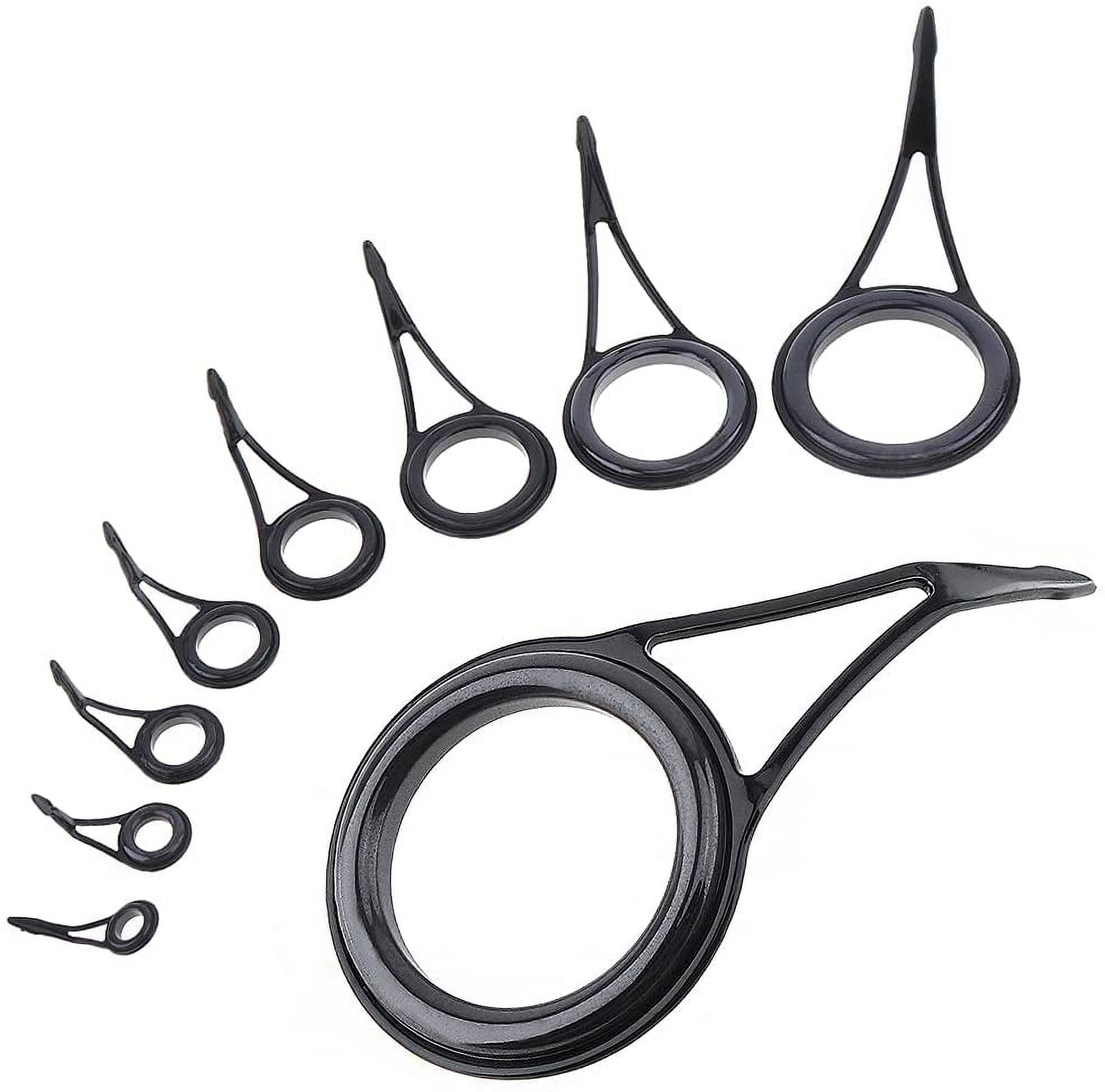 Xqif Fishing Rod Guide Sets & Repair Kit, Spinning Rod Guides with ...