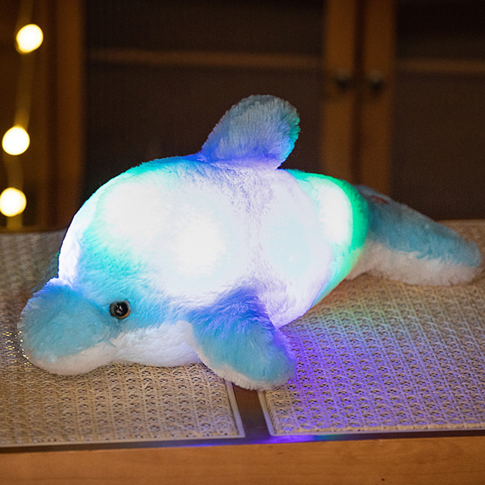 Xqxayjr under $5 Glowing Dolphin, Glow in the Dark Dolphin, 45cm Light ...