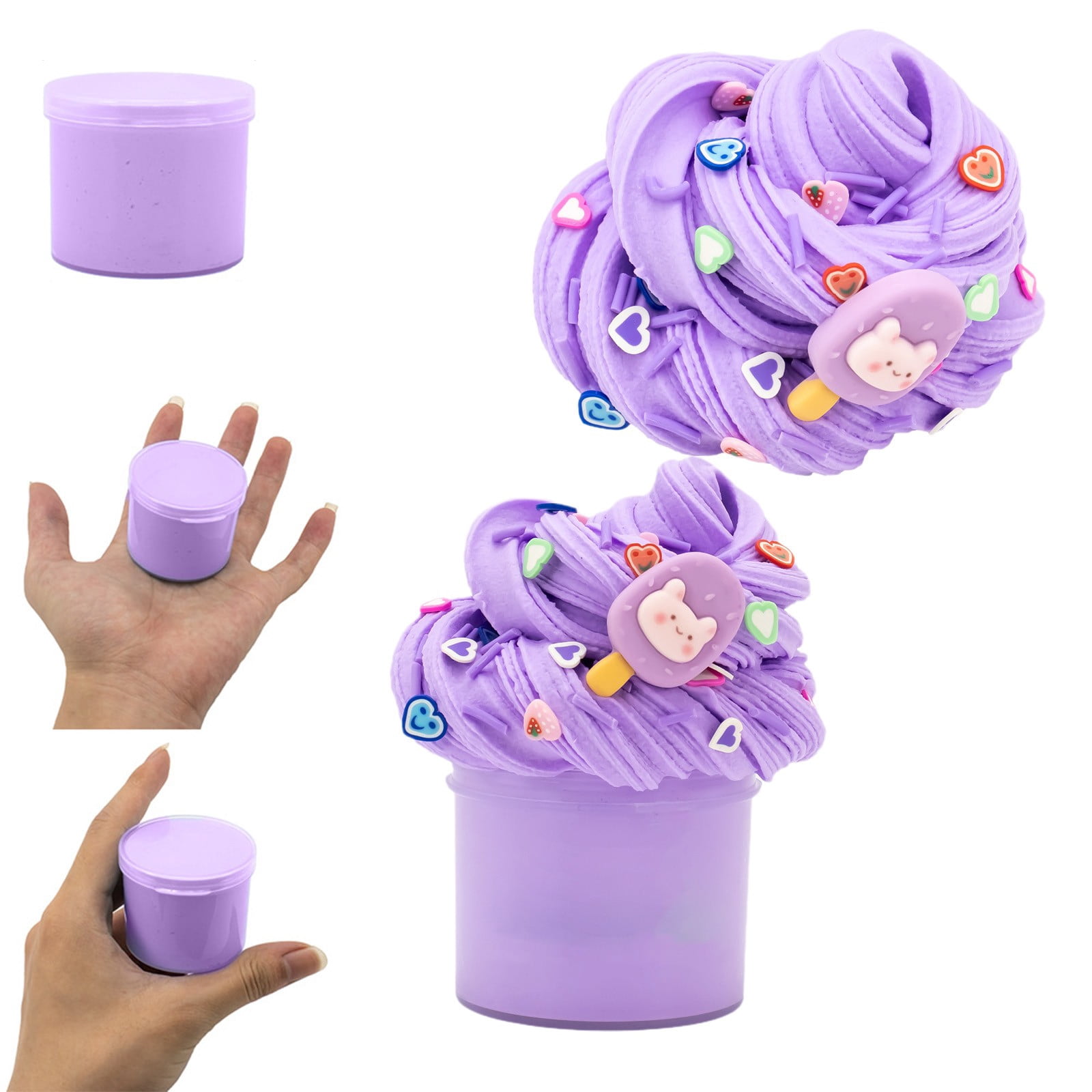 Xqxayjr under $5 Slime, 70ml Furry Cloud Butter Slime, Sweet Cone ...