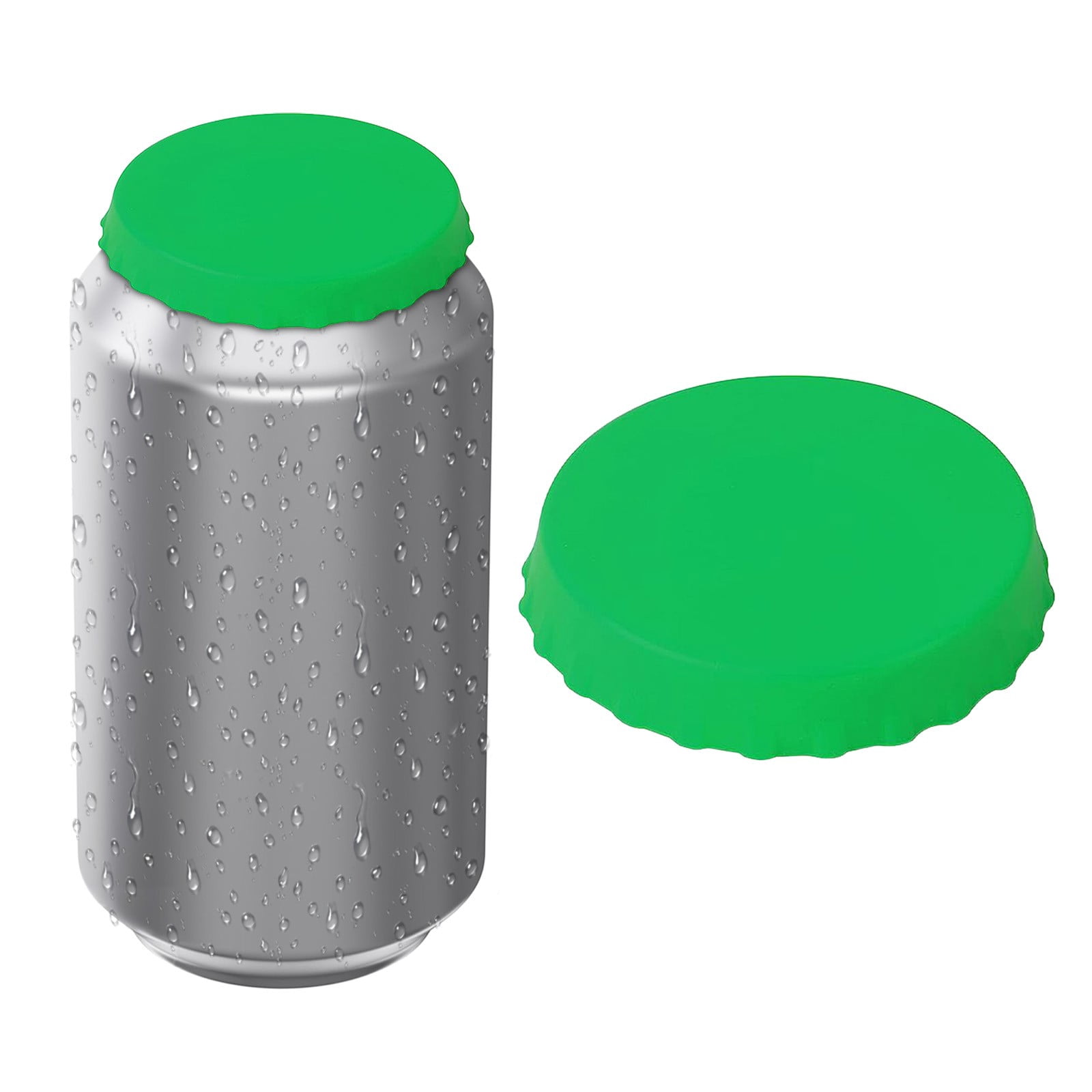 Xrouty Reusable Silicone Can Lids, Food Grade BPA Free Silicone Seals ...