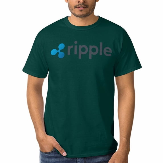 Xrp Ripple Logo T-Shirts for Men, Casual Crew Neck Tee Shirts, Unisex ...