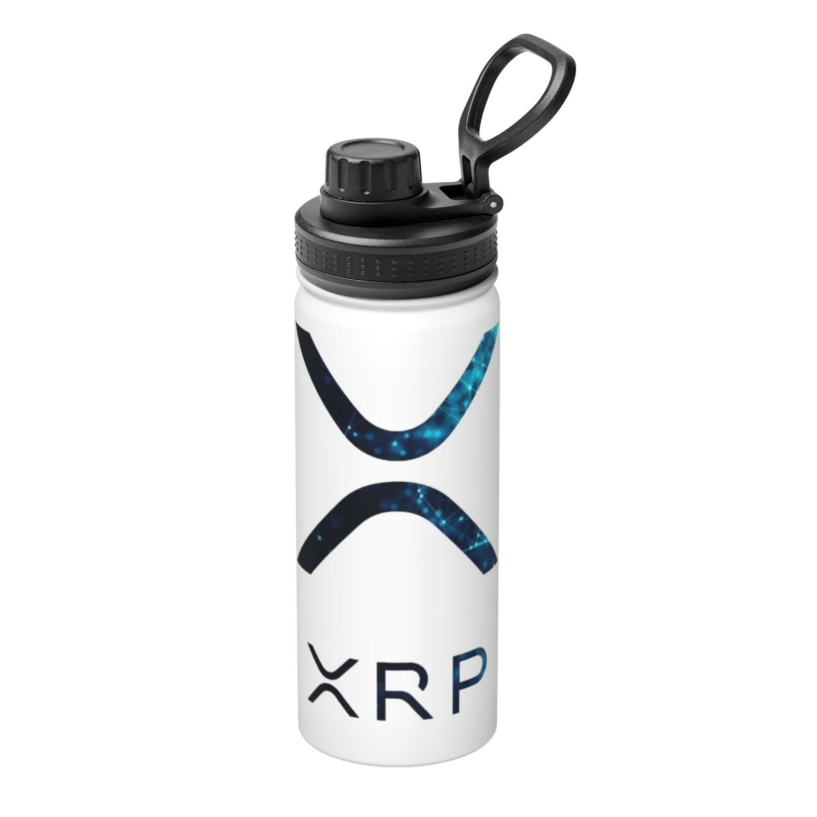Xrp Ripple Sports Insulated Water Bottle 18OZ Stainless Steel Novelty ...